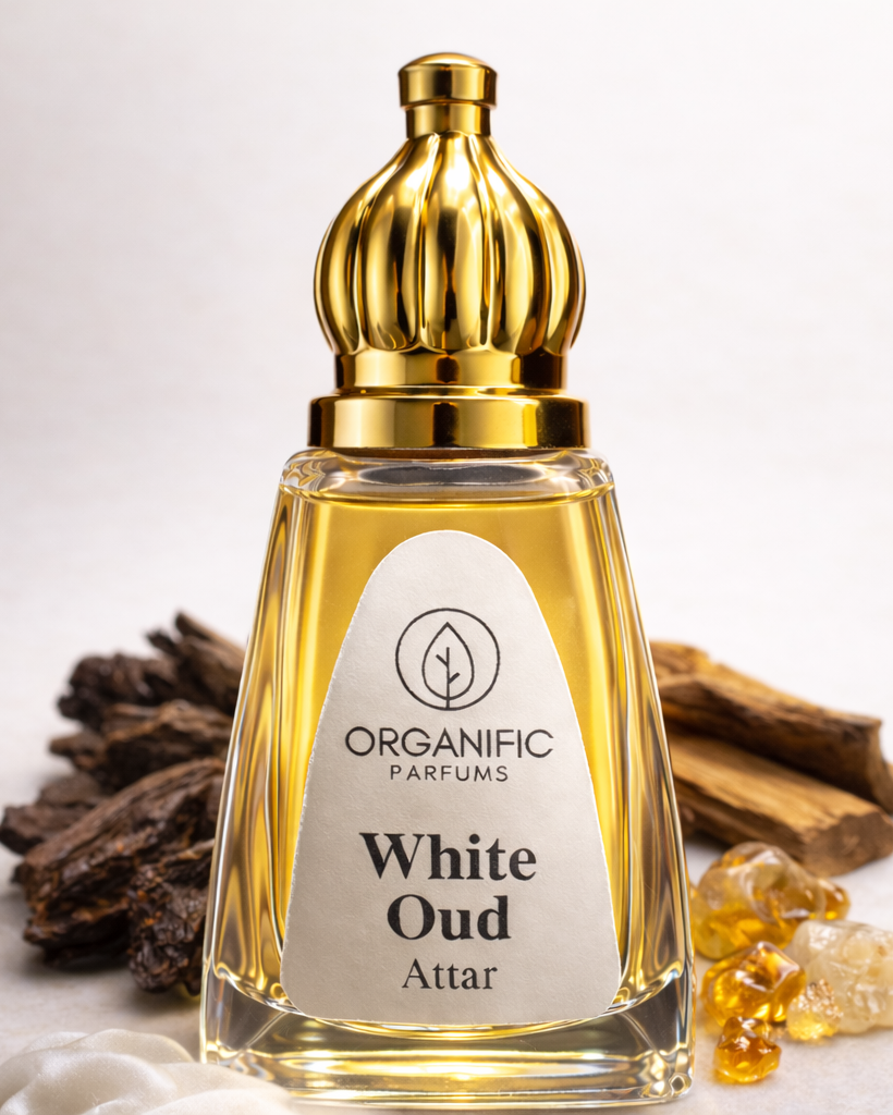 White Oud Attar (12 ml) - Handcrafted in Kannauj – Organific